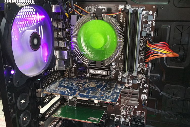 DT computer Sales and Service - Portfolio NZXT Switch computer- purple page